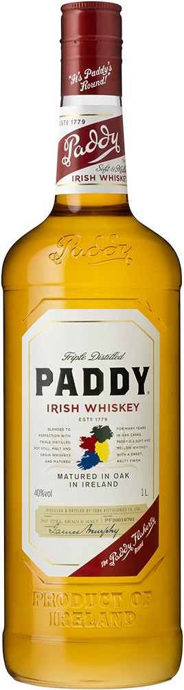 Paddy Irish Whiskey 100Cl. - Bardinet